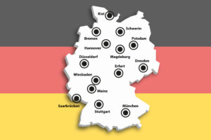 Die Landeshauptstädte von Deutschland